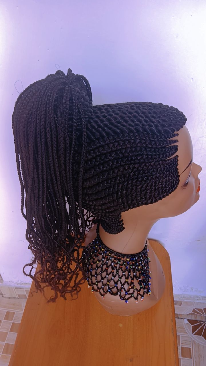 All-Up Pony Braided Wig – Fancy Wigs